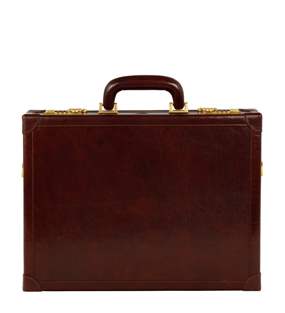 Leather Attaché Case Briefcase - A Legacy – eu.timeresistance.com